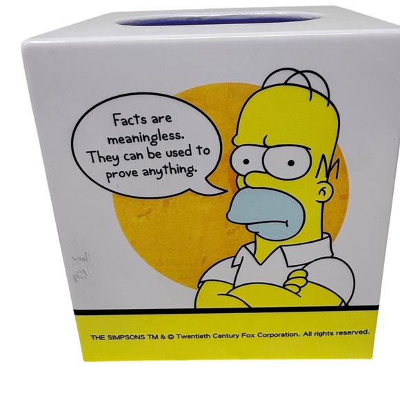 Simpsons | Accents | The Simpsons Homer Simpson Ceramic Square Tissue ...